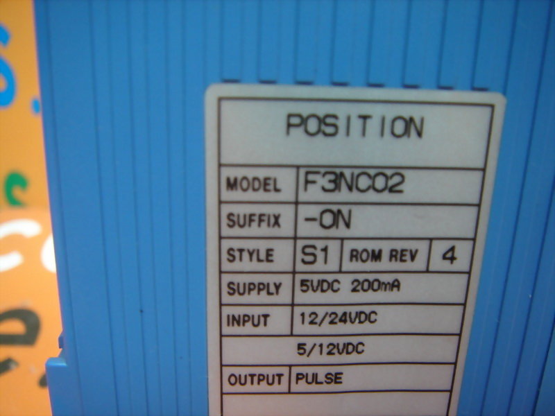 YOKOGAWA F3NC02-0N POSITION MODULE
