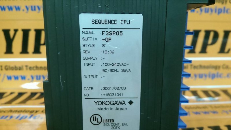 YOKOGAWA，F3SP05-0P，SEQUENCE，CPU，MODULE