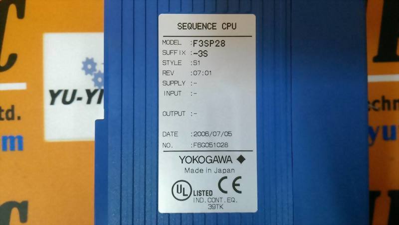 YOKOGAWA，F3SP28-3S，SEQUENCE，CPU，MODULE
