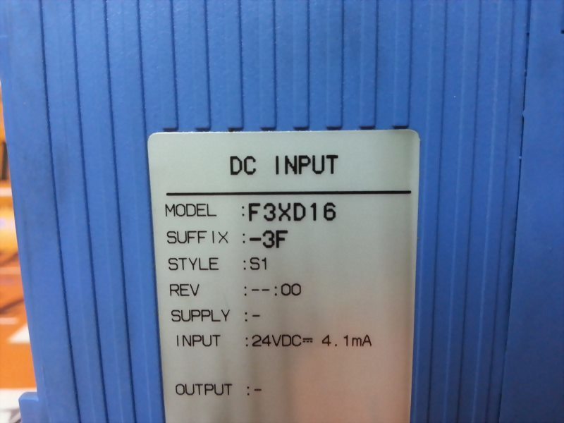 YOKOGAWA，F3XD16-3F，DC，INPUT，MODULE
