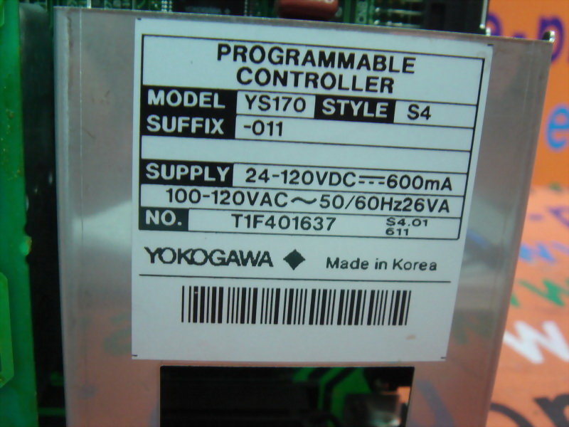 YOKOGAWA PROGRAMMABLE CONTROLLER YS170-011