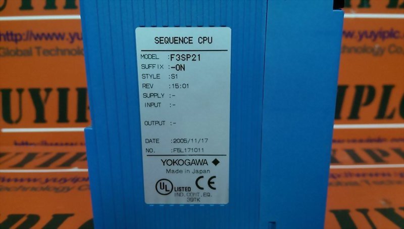 YOKOGAWA，SEQUENCE，CPU，F3SP21-0N