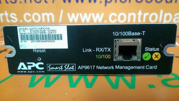 APC NETWORK MANAGEMENT CARD AP9617 GP5-UPC04