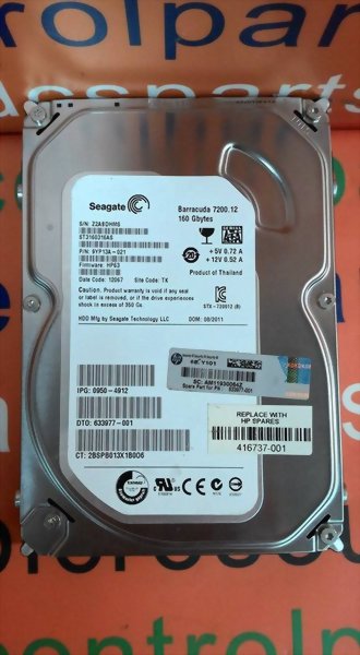 SEAGATE ST3160316AS 160GB SATA HARD DRIVE