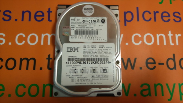 FUJITSU HARD DISK DRIVE ID:YFIN MPG3102AT-BG