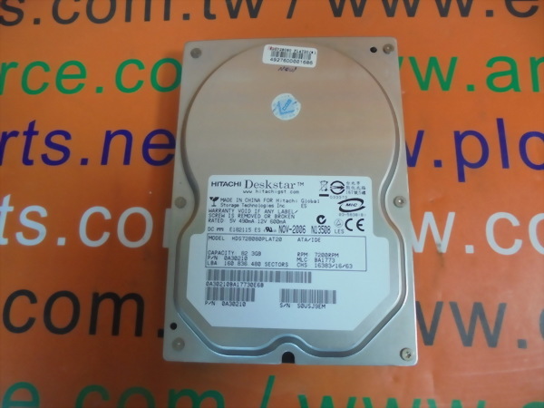 HITACHI HARD DISK DRIVE HDS728080PLAT20