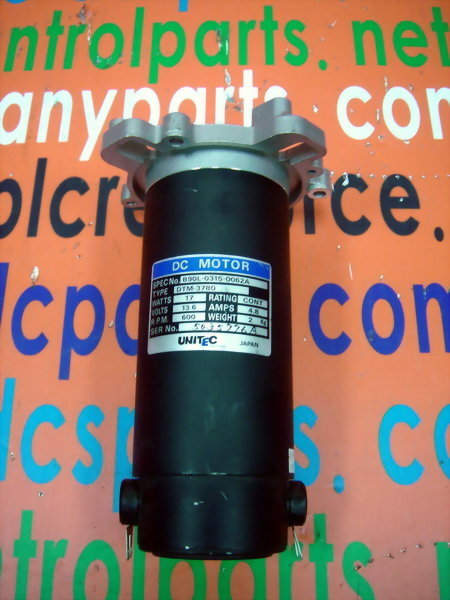 UNITEC DC MOTOR DTM-3780 B90L-0315-0062A
