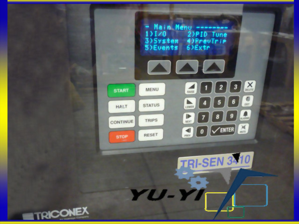 TRICONEX INVENSYS TRI-SEN TS-410 3410 DUAL REDUNDANT DIGITAL TURBINE ...