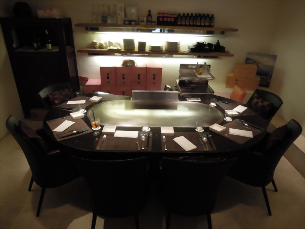 Oval Teppanyaki Table - No.1