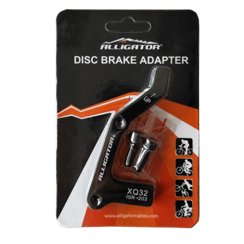 Post Mount to Flat Caliper Adapter - Alligator Cables