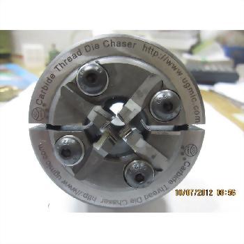 NPSM_parallel pipe thread dies insert chaser with shank holder