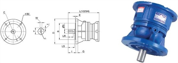VF-Vertical flange type