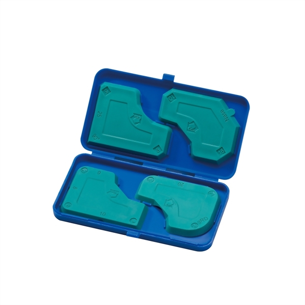 HANDY SCREEDING PADS SET W/PLASTIC CASE