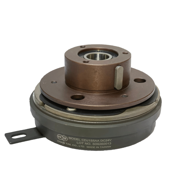 Chain Tail-CJ2 Electromagnetic Power On Clutch with Bearing Built-In Hub