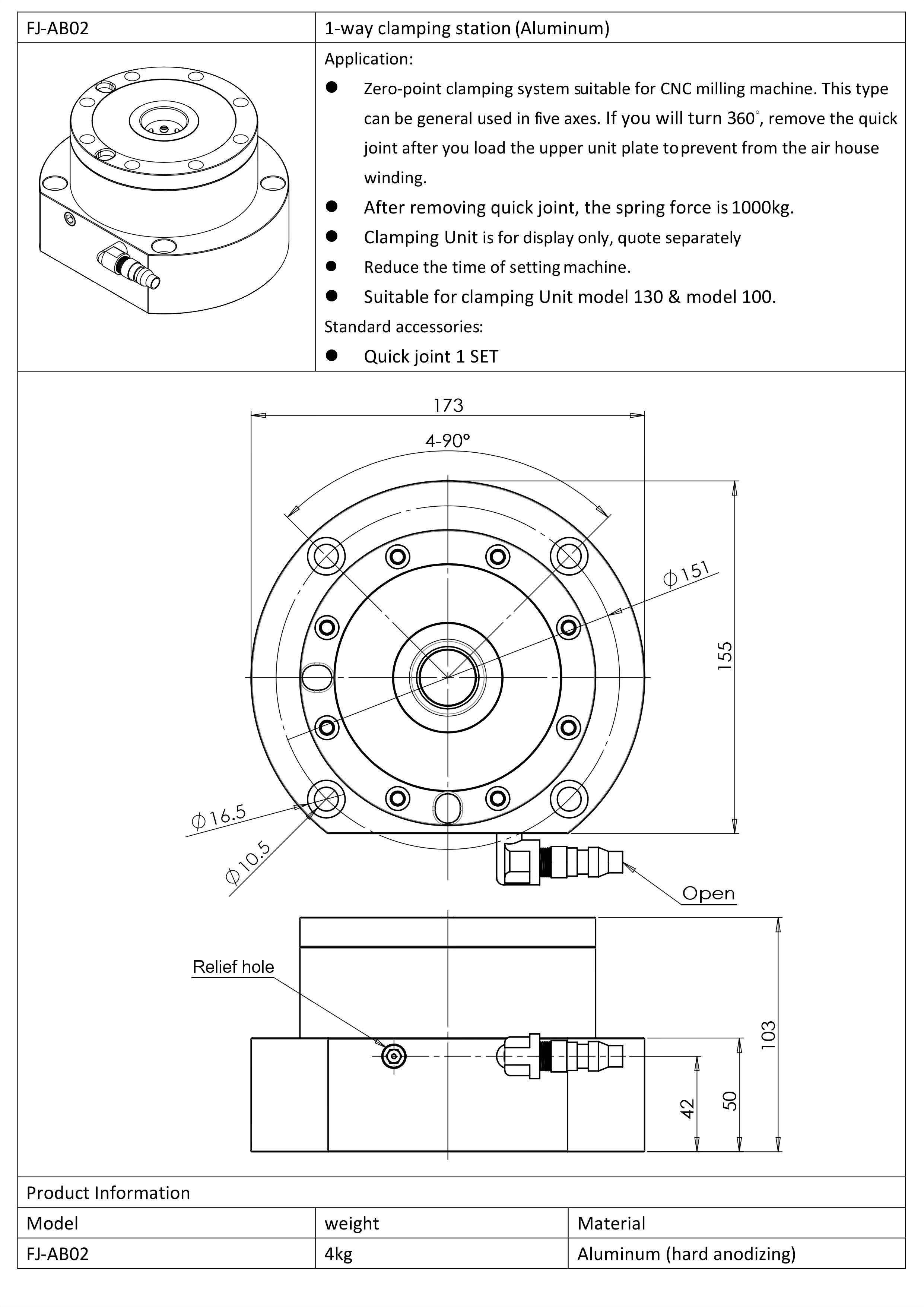 zero chuck, zero-point system, system, schunk, zero clamp, 3R