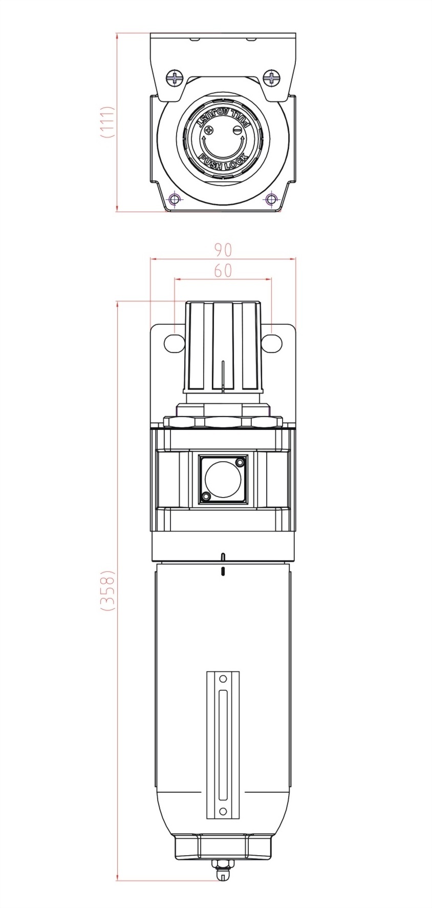 HI-FLOW FILTER REGULATOR