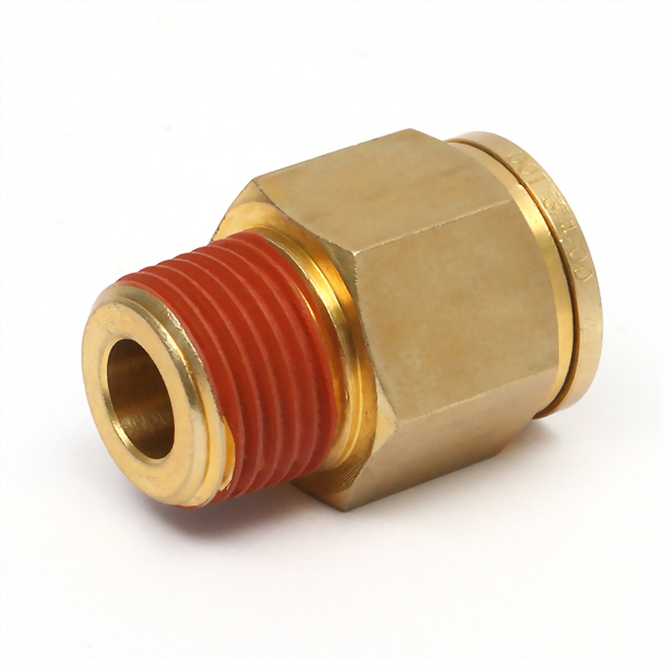 UNION STRAIGHT MALE THREAD DOT BRASS FITTING