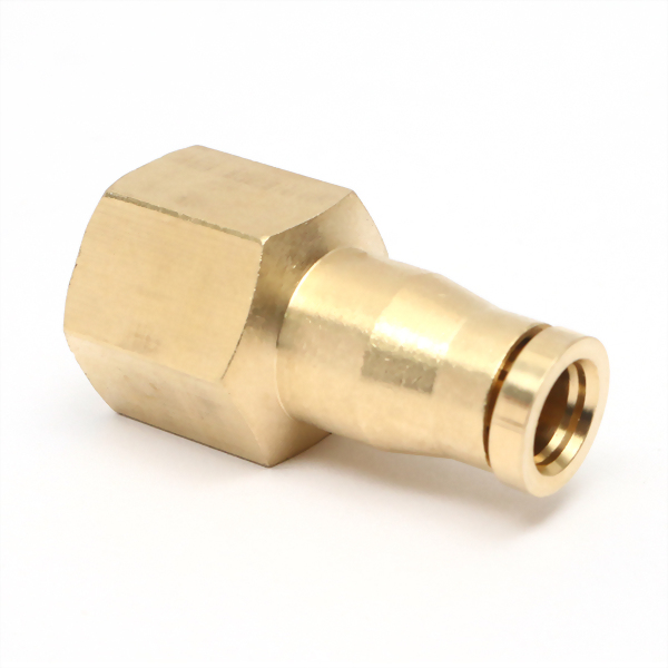 UNION STRAIGHT FEMALE THREAD DOT BRASS FITTING