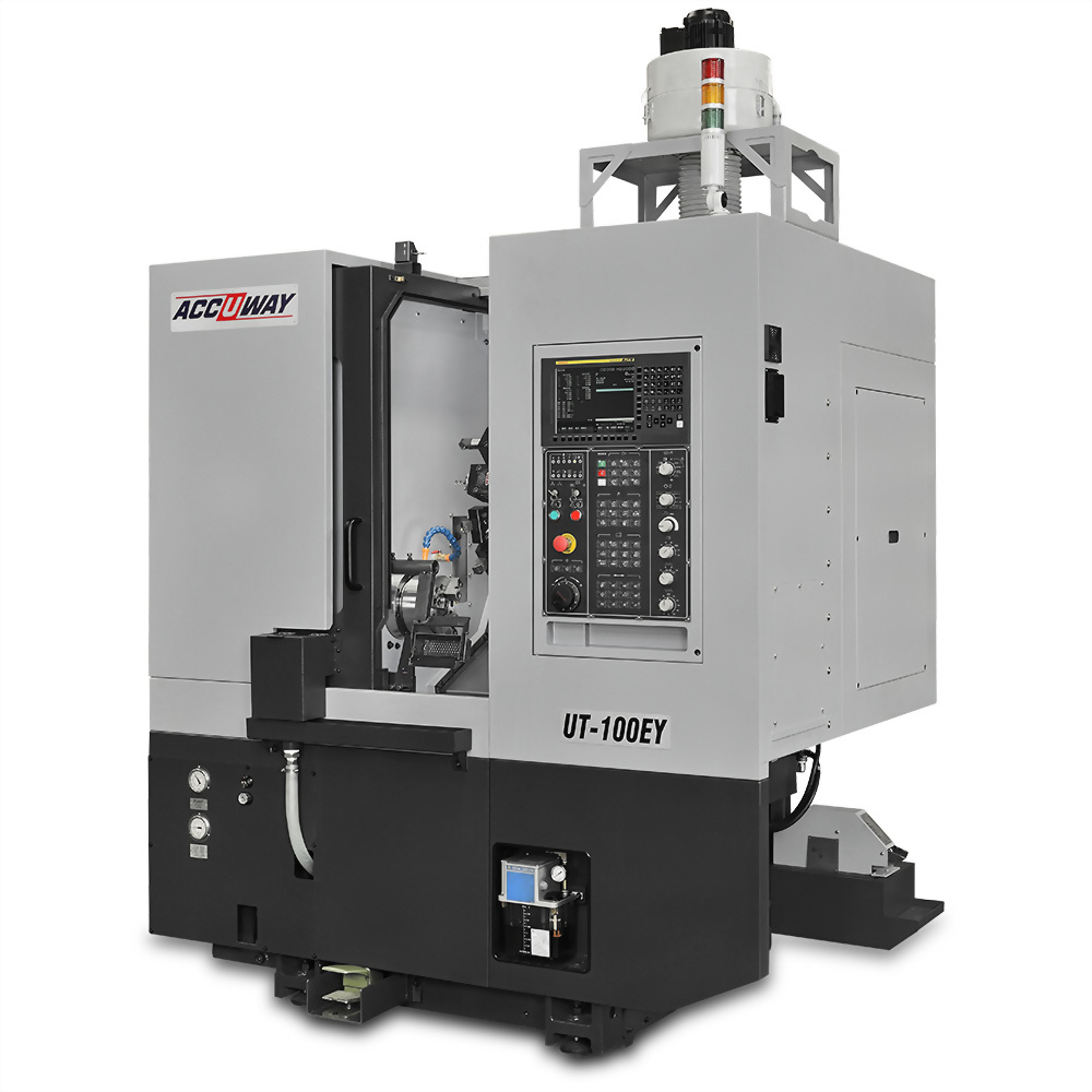 Compact CNC Lathe for Automatic Machining with Y-axis functionality