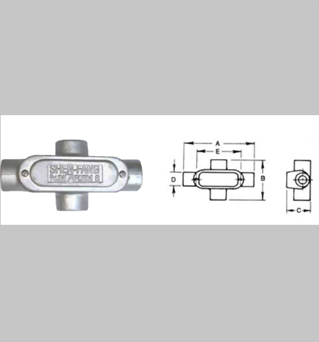 explosion proof round box fitting , outlet box, conduit fittings│shenfang