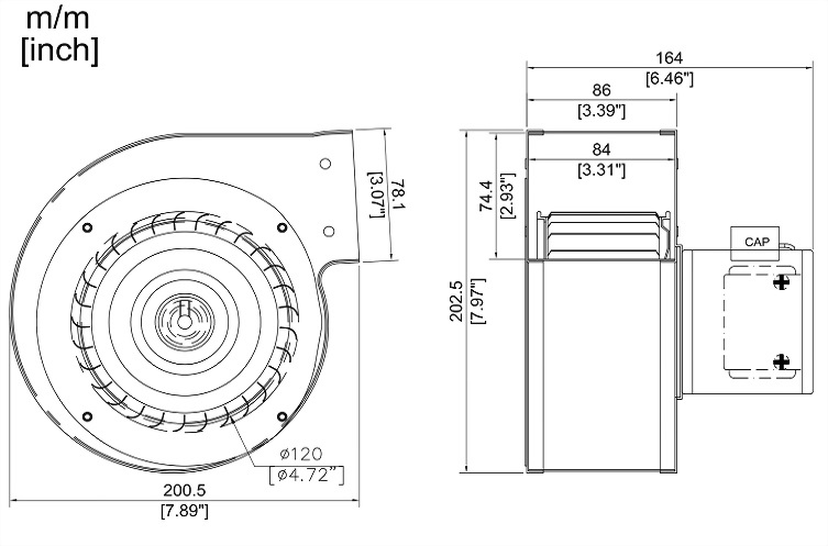 Small Centrifugal Blower Fan - Air Deviser Industrial
