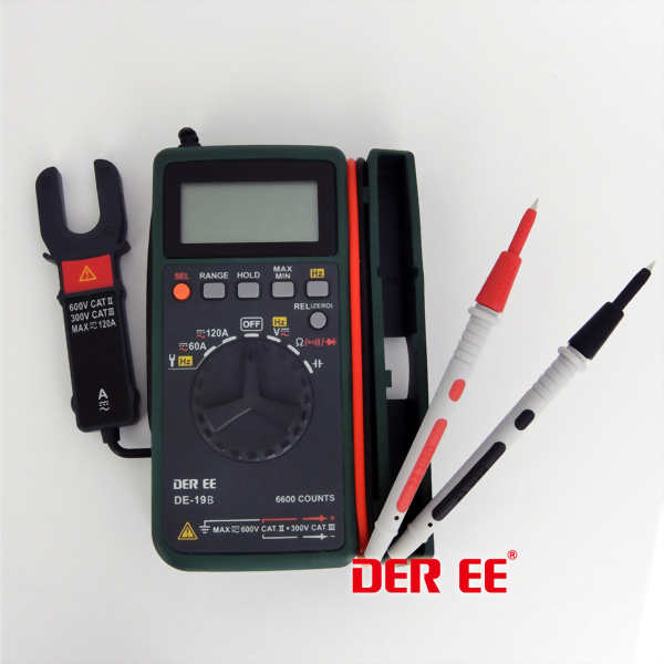 DE-19B Pocket Size Digital Multimeter / Clamp