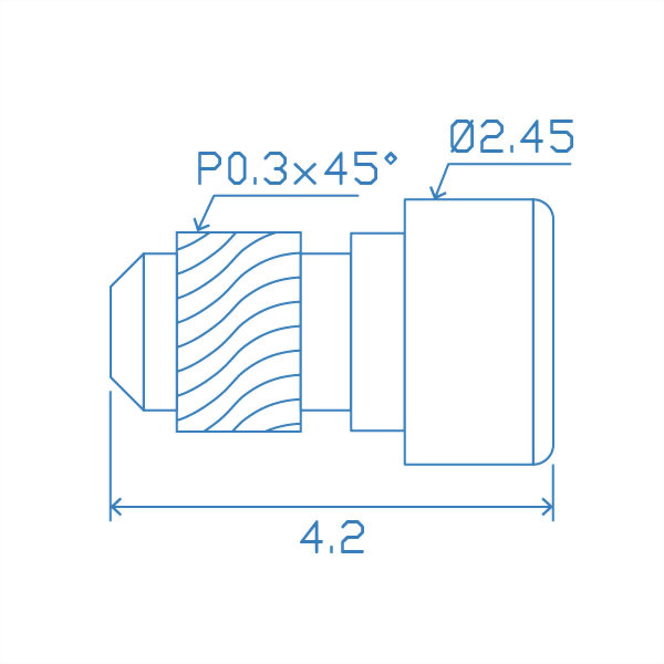 Micro Part 2.45x4.2mm