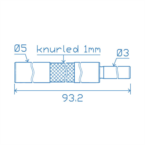 Precision Shaft 5x93.2mm