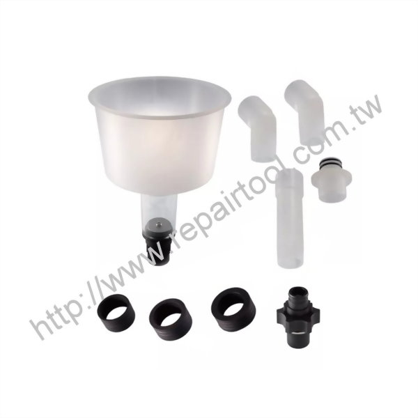 9pcs Universal Coolant Refilling Funnel Set with Extension Pipes