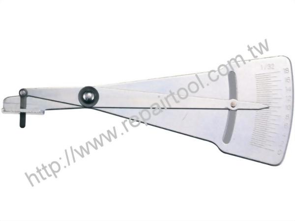 Tire Tread And Brake Lining Gauge