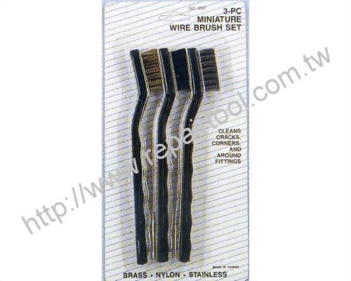 3PC Miniature Wire Brush Set