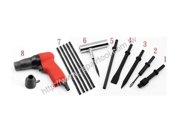 Pneumatic Wheel Bearing and Tire Repair Kit 8PCS SET (Motorcycle)