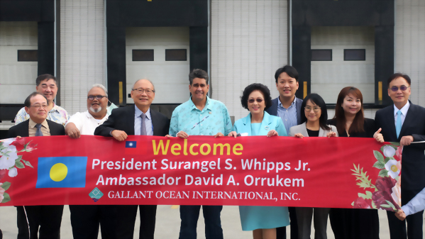 Gallant welcomes visit of President of Palau Surangel Whipps Jr.