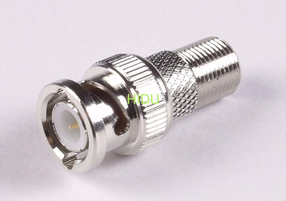 BNC male to F female