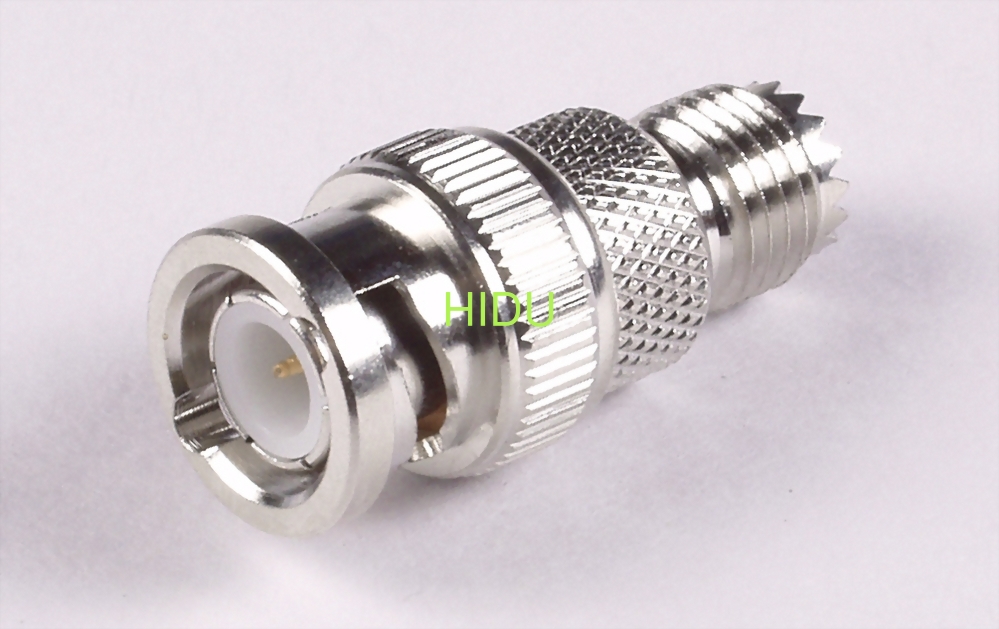 BNC male to mini UHF female