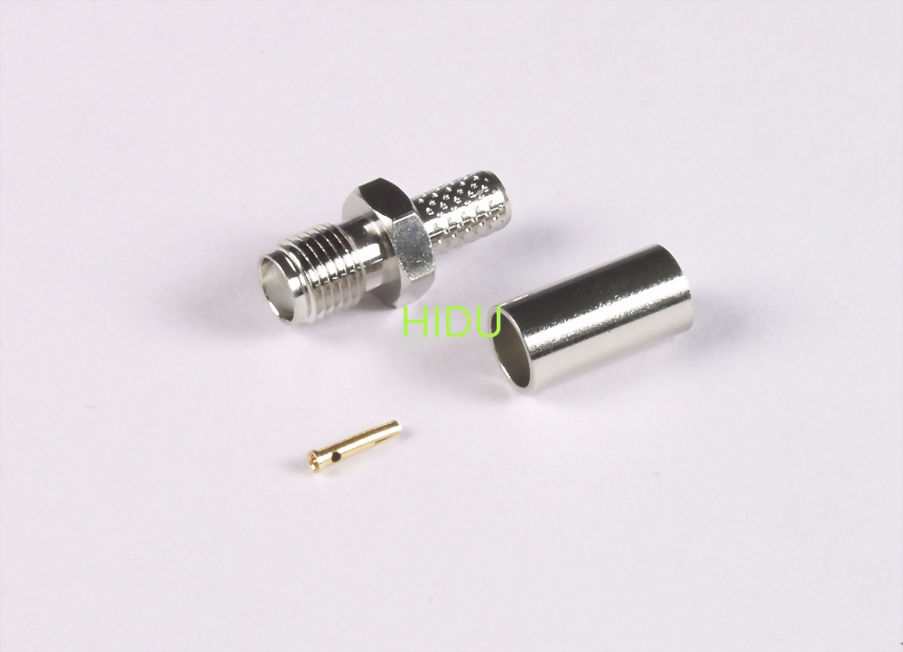SMA female crimp
