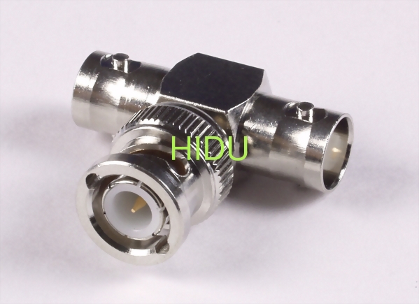 BNC male- double BNC female T-type