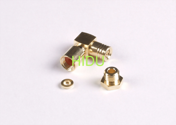 SMB male R/A screw-on