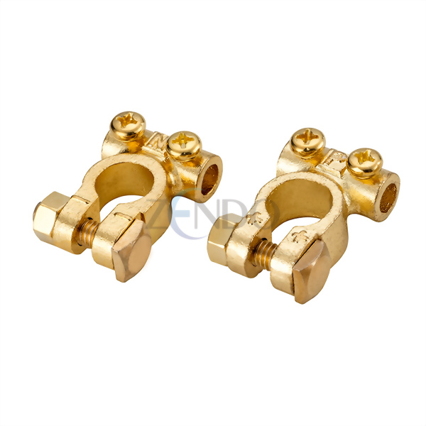 Heavy Duty Industrial Brass Battery Terminal-Brass Plated JHC450A|zendo ...