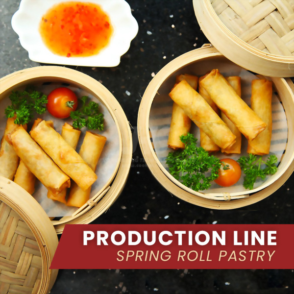 Samosa and Spring Roll Pastry Making Machine