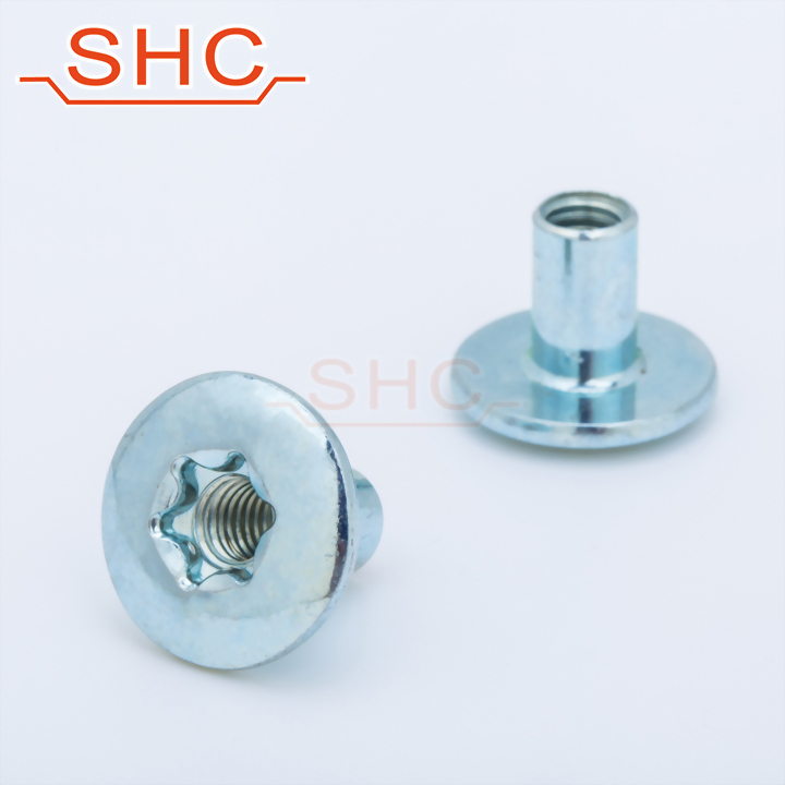 Customized sleeve nut, barrel nut, captive nut