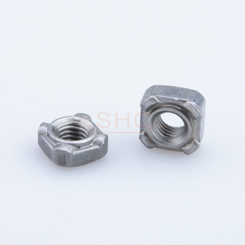 DIN928 pilot square weld nut carbon steel stainless steel