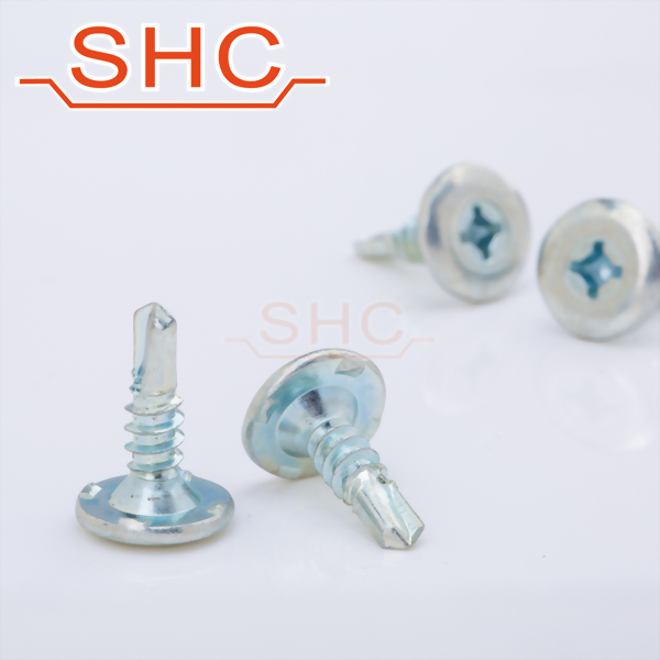 Self drilling screw, Tek screw button head zincplating