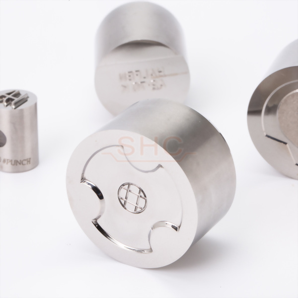 Customized irregular tungsten carbide punch pin and tooling
