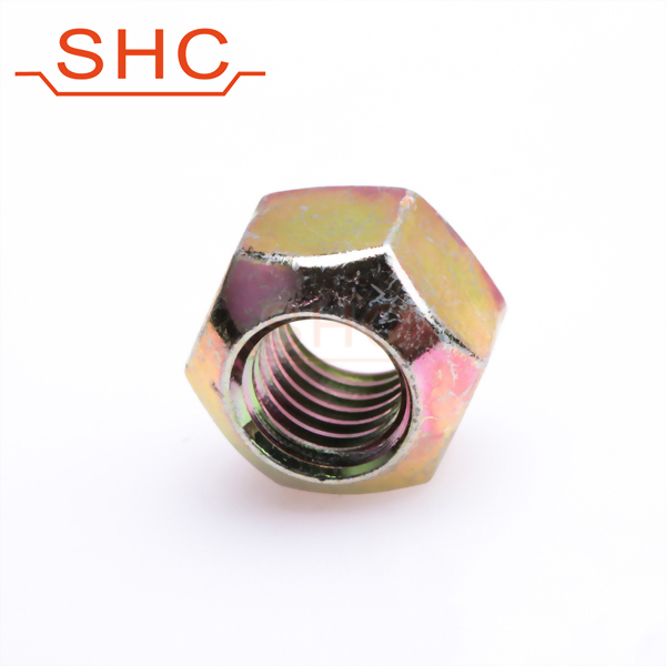 SHC cone wheel lug nut yellow zinc plating